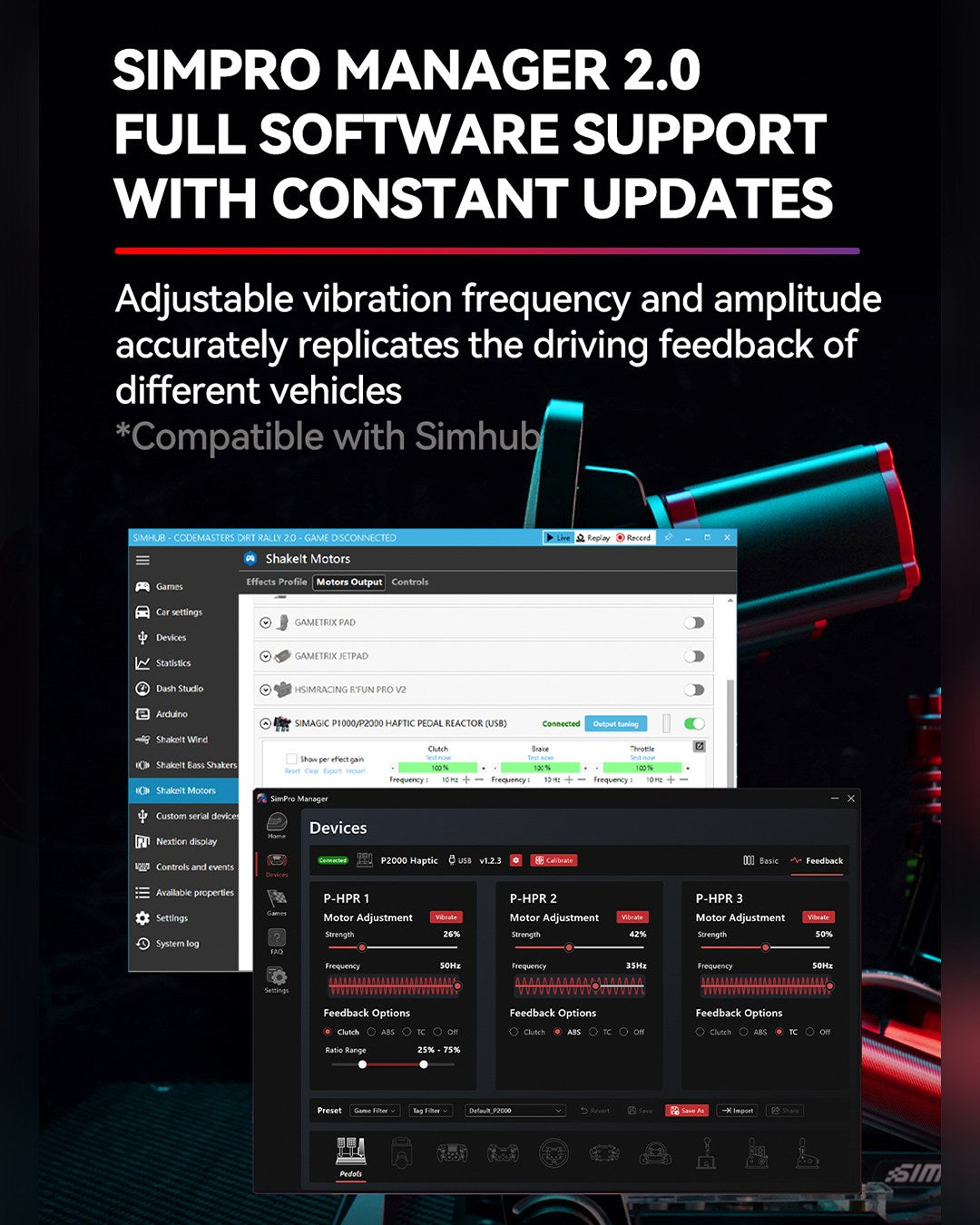 Buy Simagic P2000 Haptic Control Box $69.00